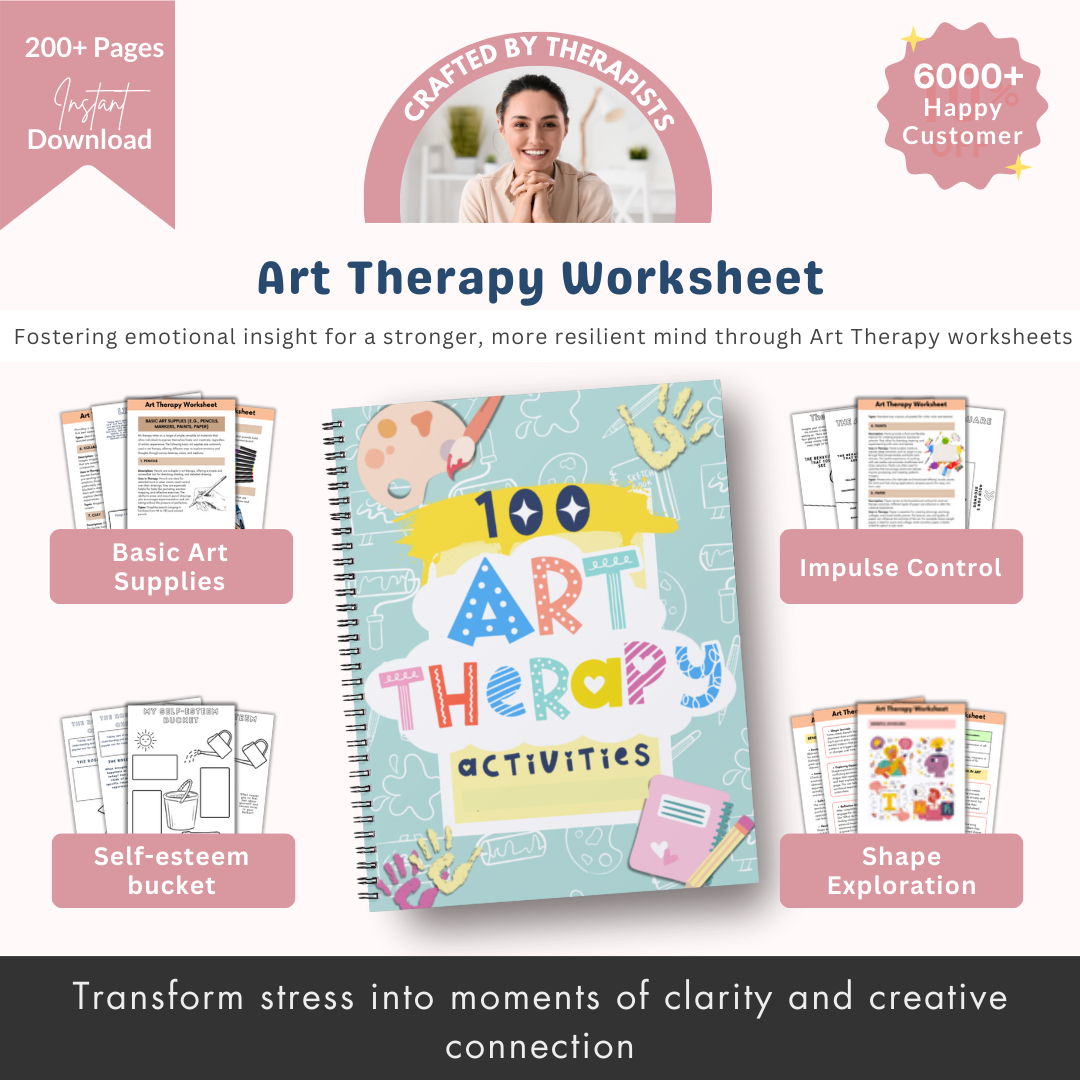 200+ Art Therapy Bundle (Free Today) – Minding Art