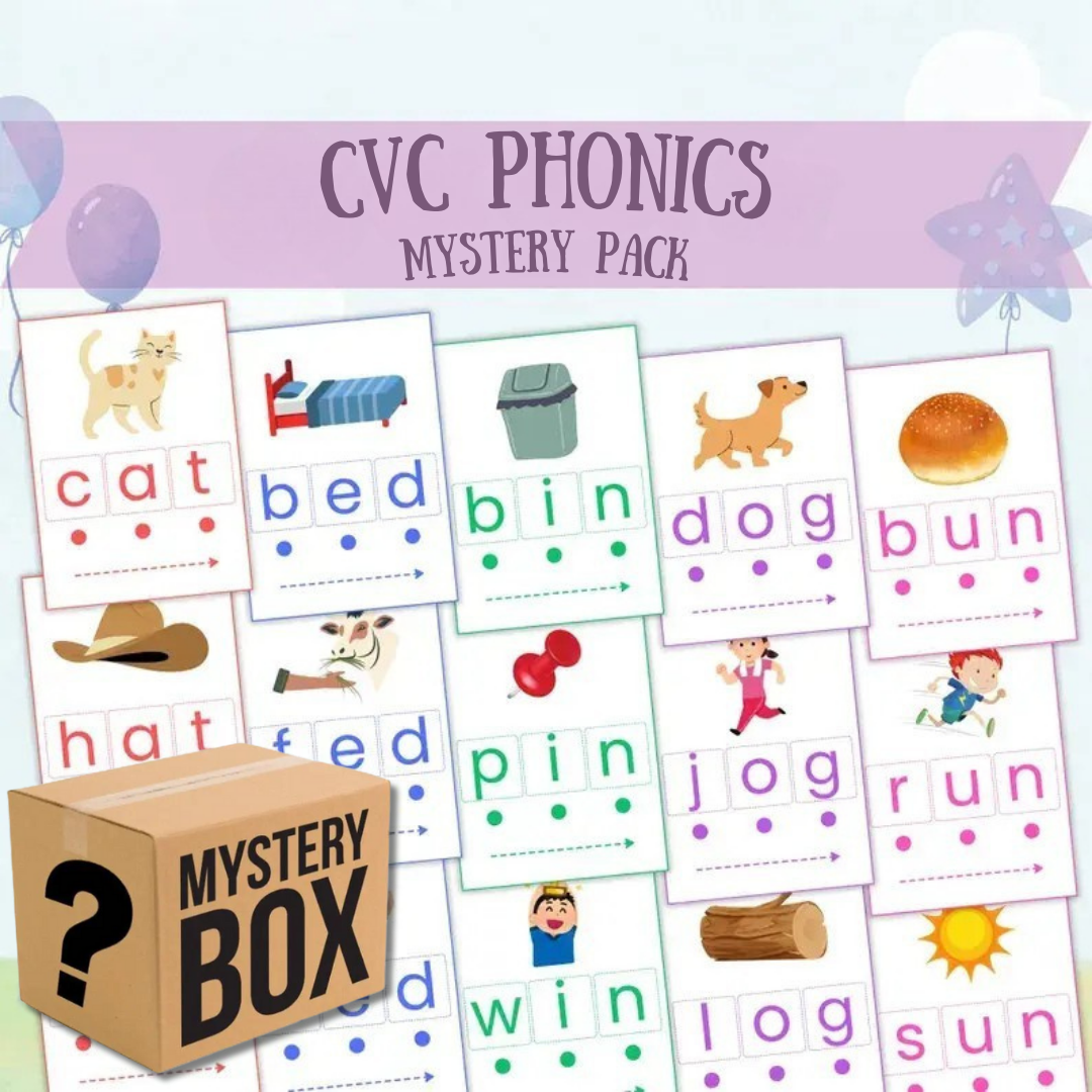 CVC Phonics Mystery Box – Minding Art