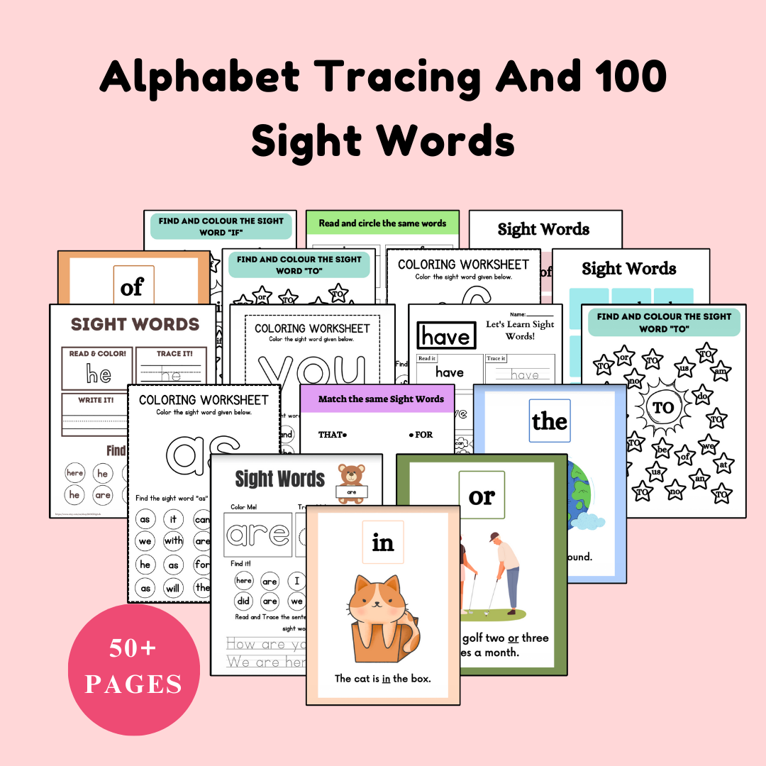 Sight Words Activities – Minding Art