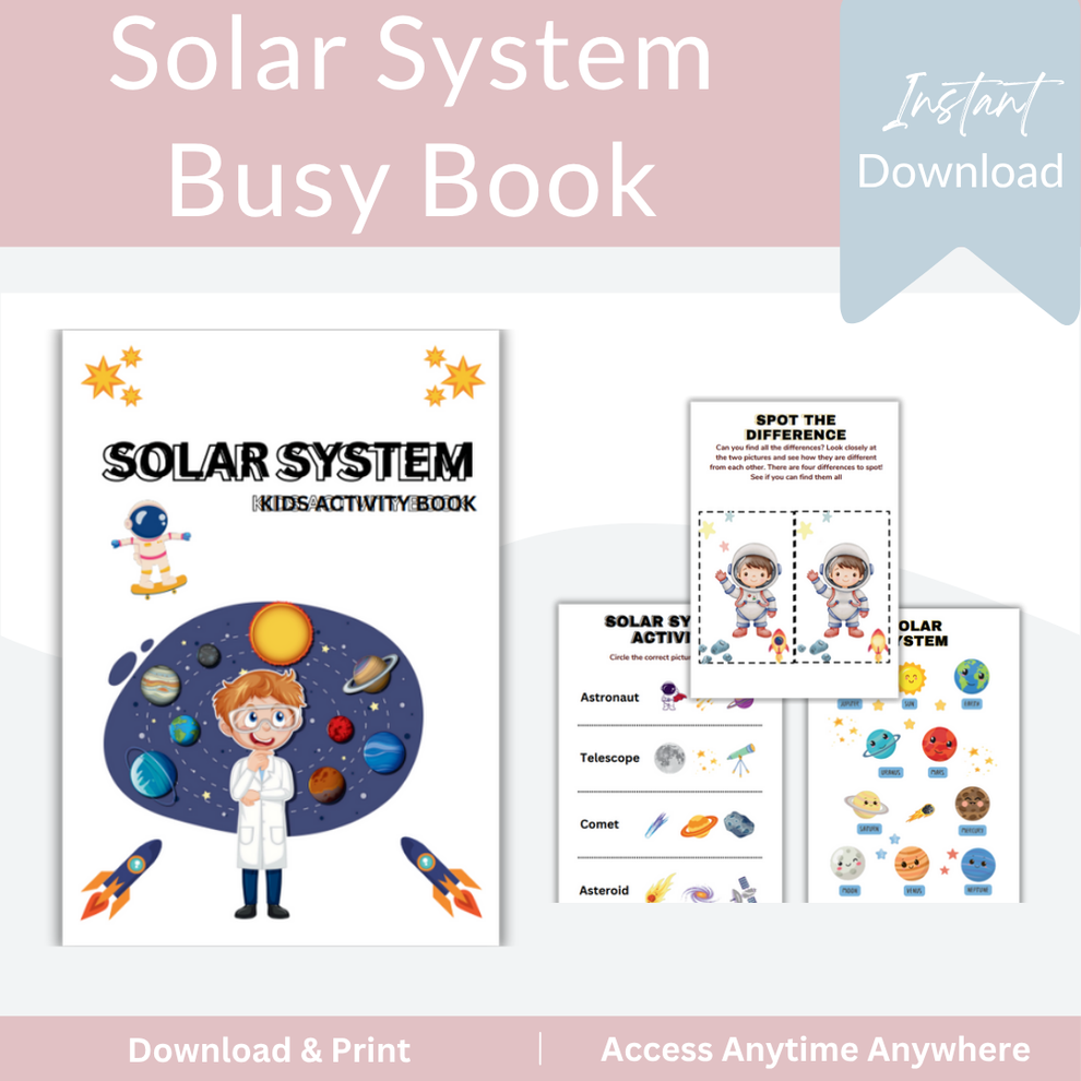 Solar System Busy Book – Minding Art